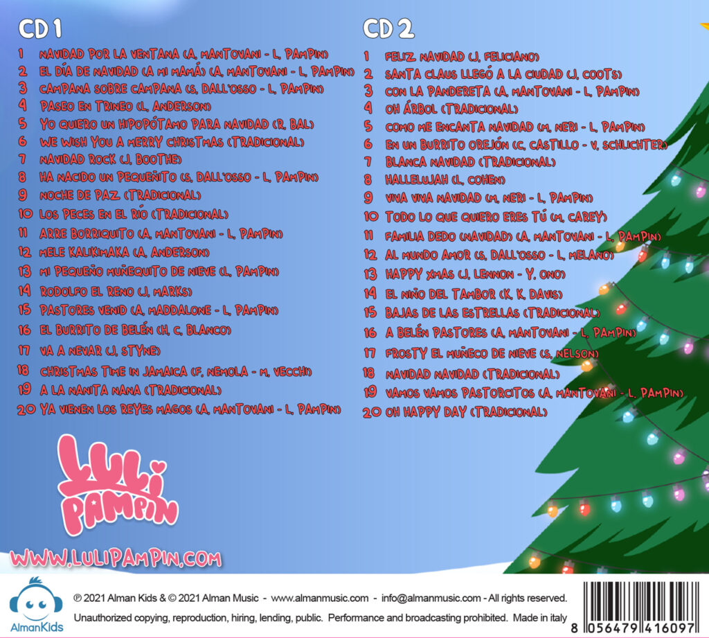CD - NAVIDAD CON LULI PAMPÍN (di Luli Pampín) - Alman Kids